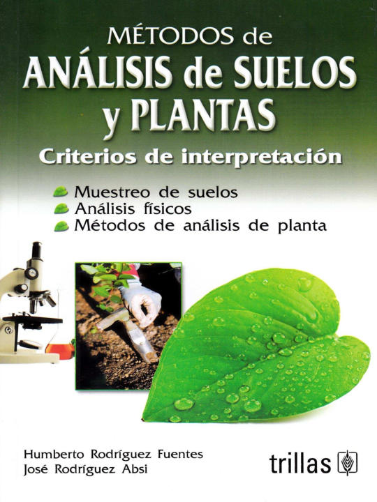 (PDF) Métodos de análisis de suelos y plantas: criterios de interpretación