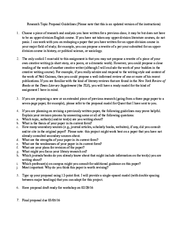 (DOC) Research Topic Proposal Guidelines