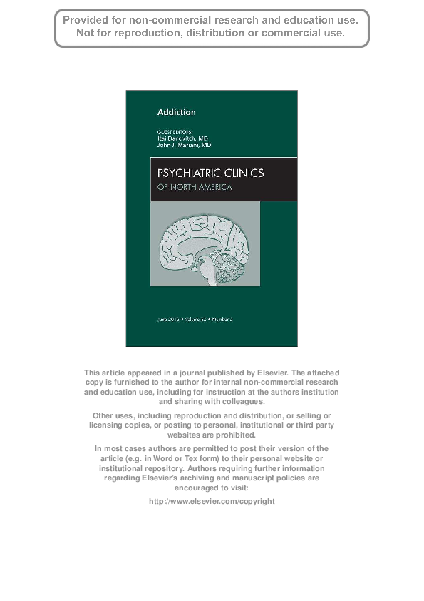 (PDF) Neurobiology of Addiction