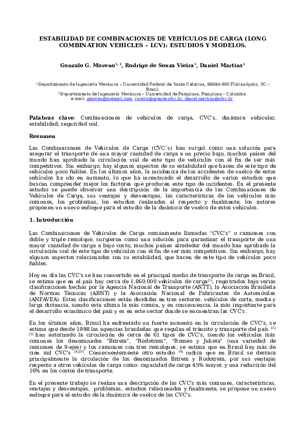 (DOC) ESTABILIDAD DE COMBINACIONES DE VEHÍCULOS DE CARGA (LONG ...