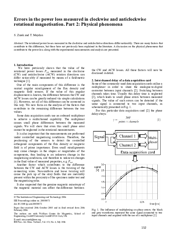 PDF On The Difference Between Clockwise And Anticlockwise Power PDF On The Difference Between Clockwise And Anticlockwise Power