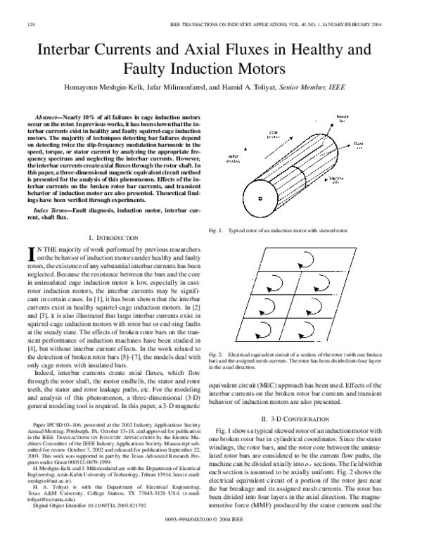 (PDF) Interbar Currents and Axial Fluxes in Healthy and Faulty ...