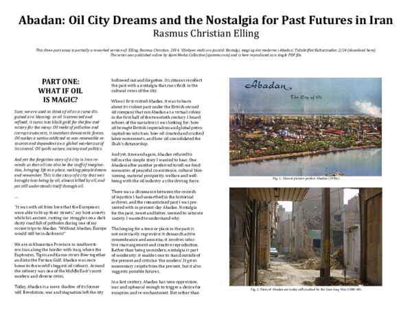 (PDF) When Iran's Abadan was Capital of the World