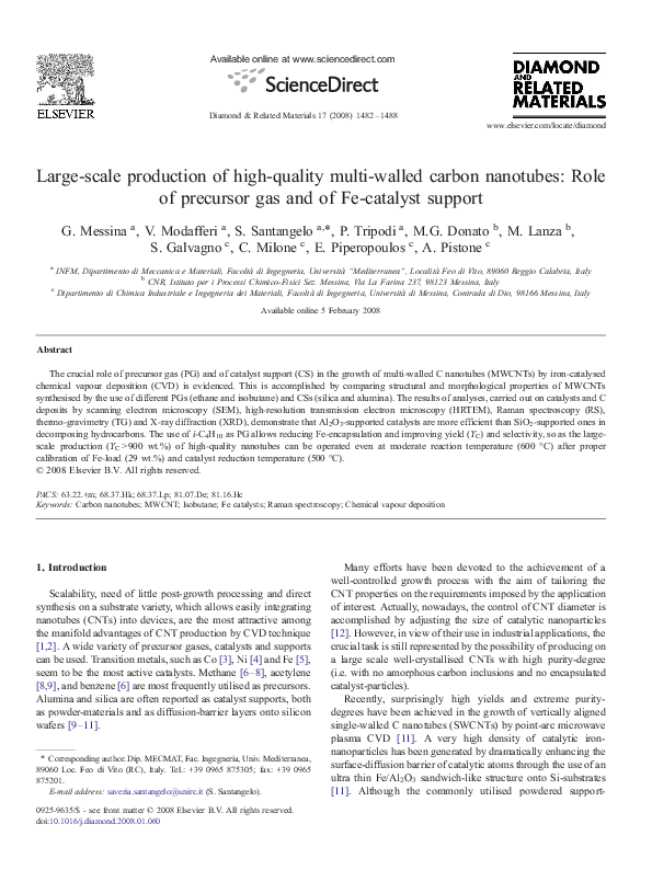(PDF) Effect of the AACVD based synthesis atmosphere on the structural properties of multi ...