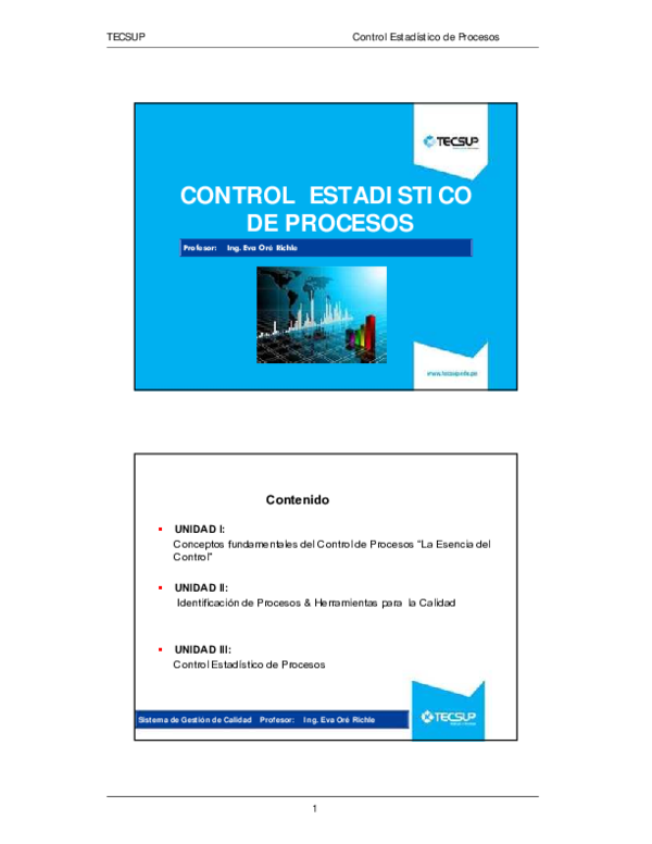 (PDF) CONTROL ESTADISTICO DE PROCESOS