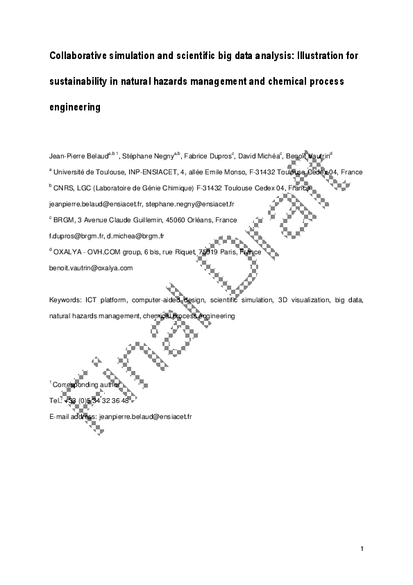 (PDF) Collaborative simulation and scientific big data analysis: Illustration for sustainability ...