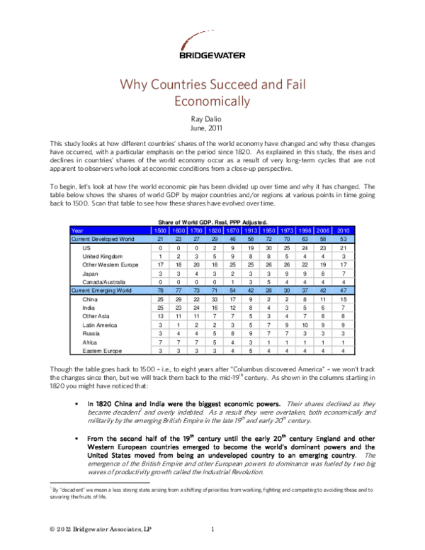 (PDF) Why Countries Succeed and Fail Economically