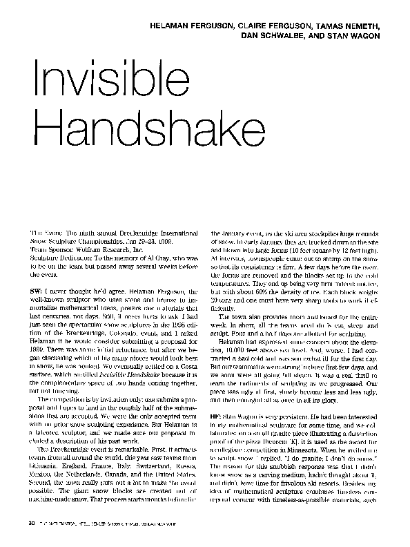 (PDF) Invisible handshake