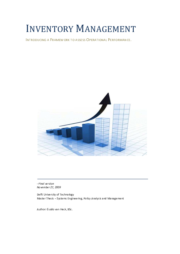 (PDF) INVENTORY MANAGEMENT INTRODUCING A FRAMEWORK TO ASSESS ...