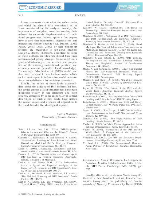 (PDF) Economics of Forest Resources