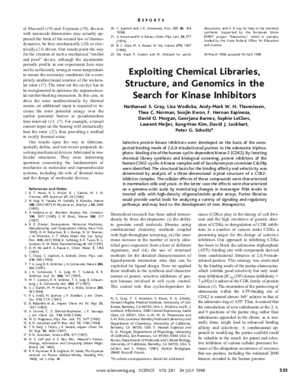 (PDF) Exploiting chemical libraries, structure, and genomics in the ...