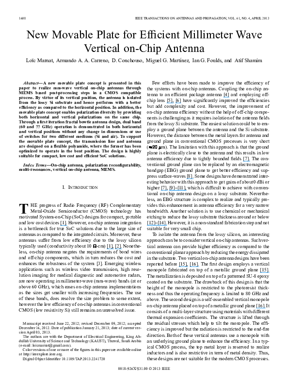 (PDF) New Movable Plate for Efficient Millimeter Wave Vertical on-Chip ...