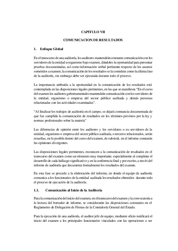 (PDF) CAPITULO VII COMUNICACION DE RESULTADOS