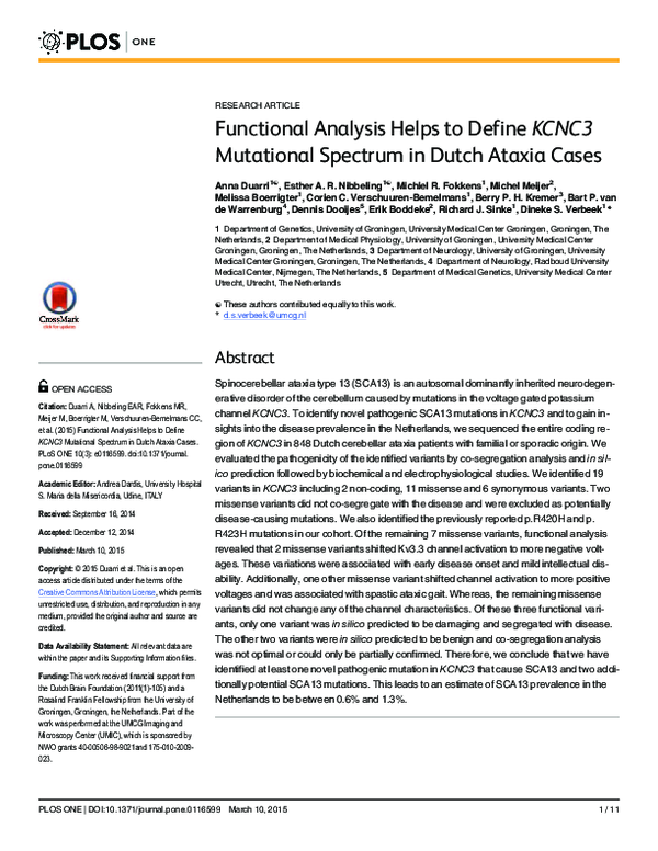 (PDF) Functional Analysis Helps to Define KCNC3 Mutational Spectrum in ...
