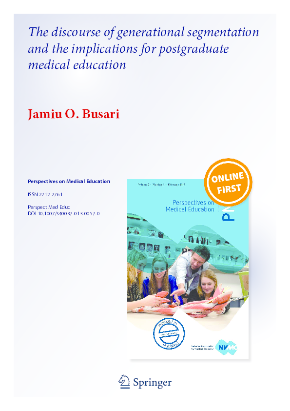 (PDF) The discourse of generational segmentation and the implications ...