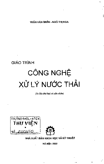 (PDF) CN xu ly nuoc thai Tran Van Nhan