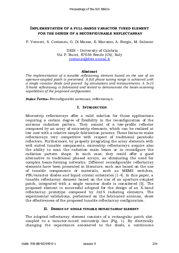 (PDF) Implementation of a Full-Range Varactor Tuned Element for the Design of a Reconfigurable ...