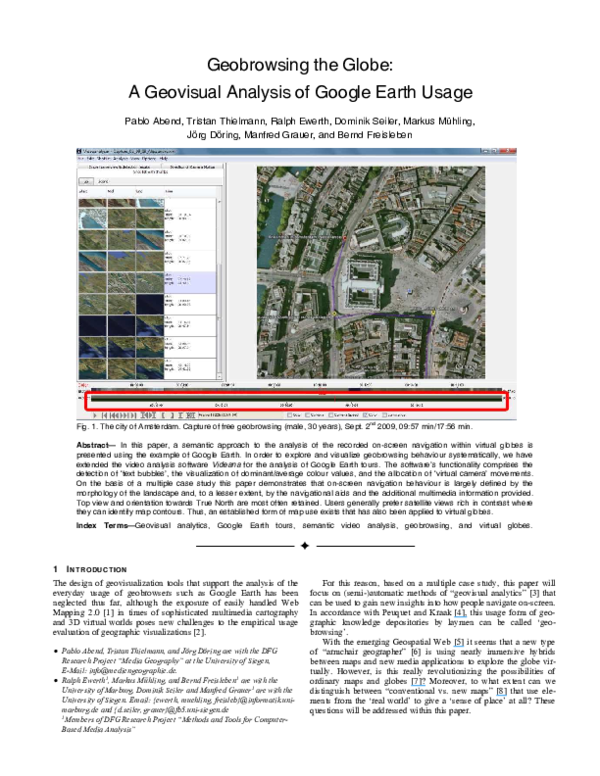 (PDF) Geobrowsing the Globe: A Geovisual Analysis of Google Earth Usage ...
