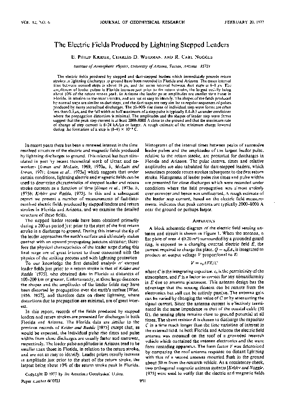 (PDF) Modeling of the Stepping Process of Negative Lightning Stepped ...