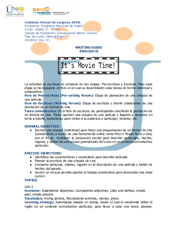 (PDF) PRE WRITING WRITING GUIDE