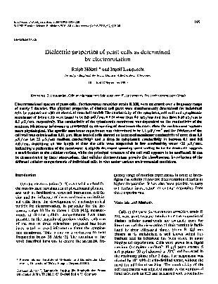 (PDF) Dielectric properties of yeast cells as determined by electrorotation
