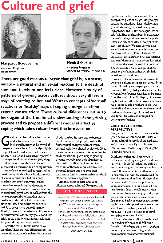 (PDF) Culture and grief