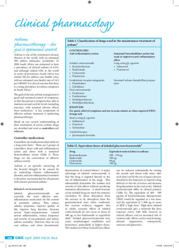 Asthma Classification Pdf