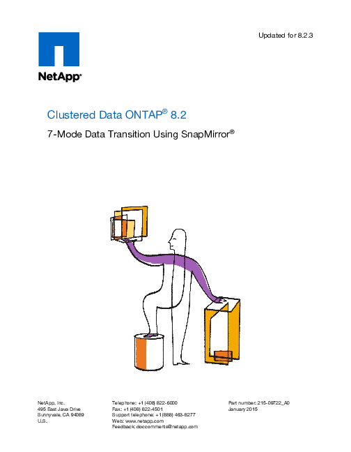 (PDF) Clustered Data ONTAP ® 8.2 7-Mode Data Transition Using SnapMirror