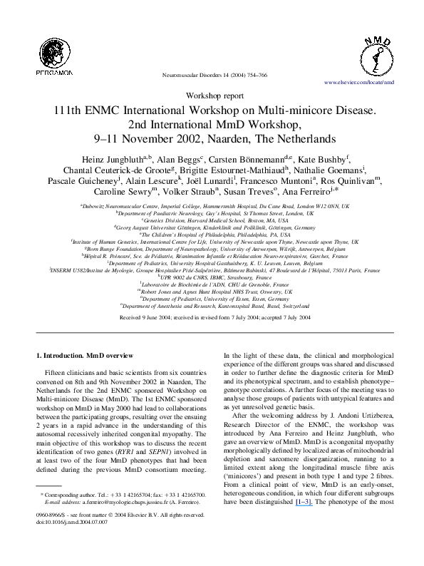 (PDF) 111th ENMC International Workshop on Multi-minicore Disease. 2nd ...