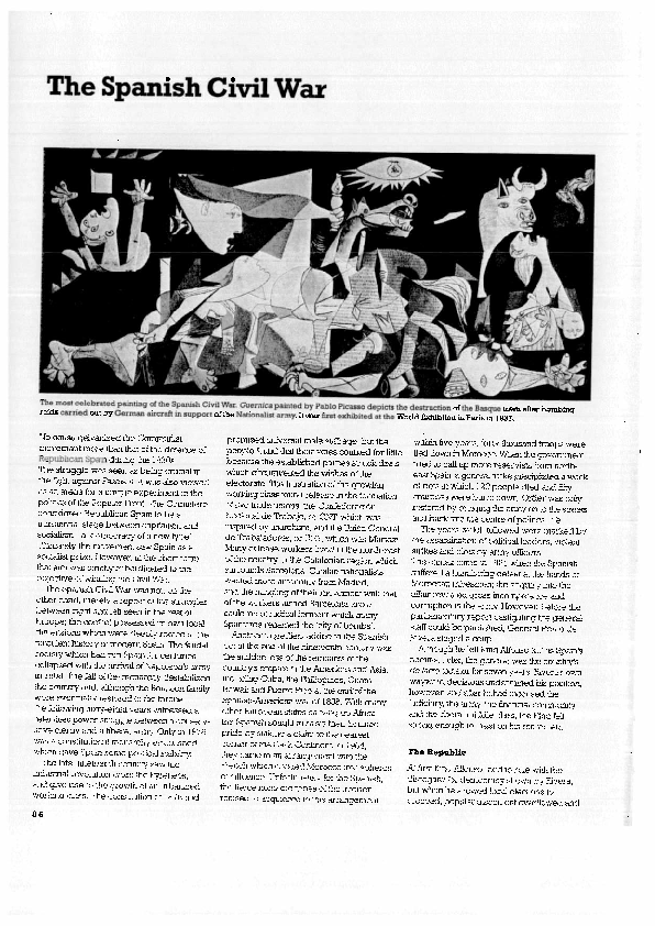 (PDF) The Spanish Civil War