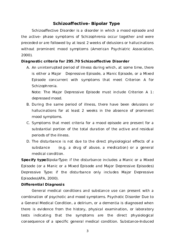 (DOC) Schizoaffective-Bipolar Type