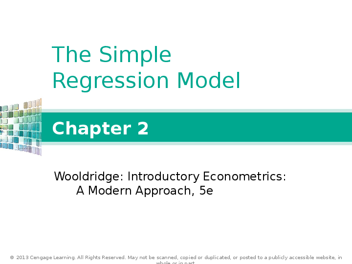 (PPT) Ch 02 Wooldridge 5e PPT