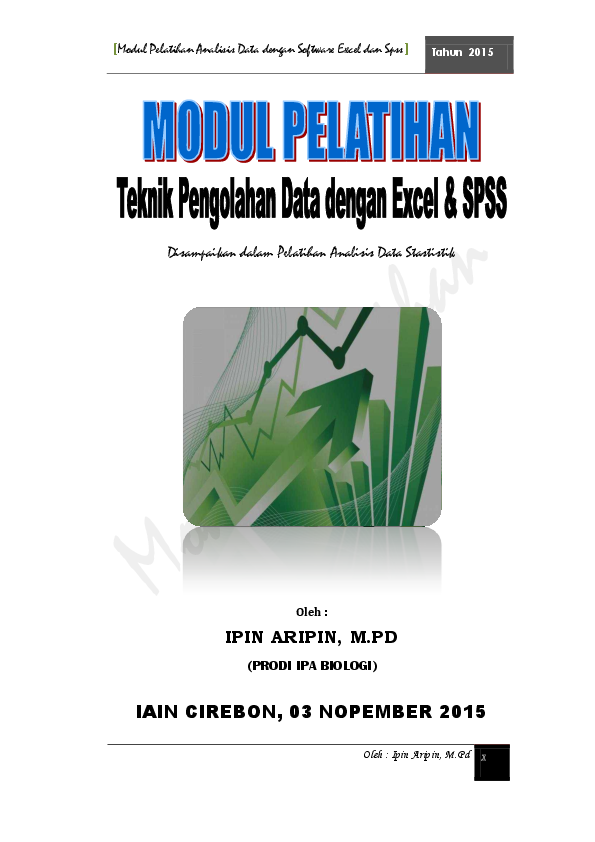 (PDF) Modul SPSS 2015