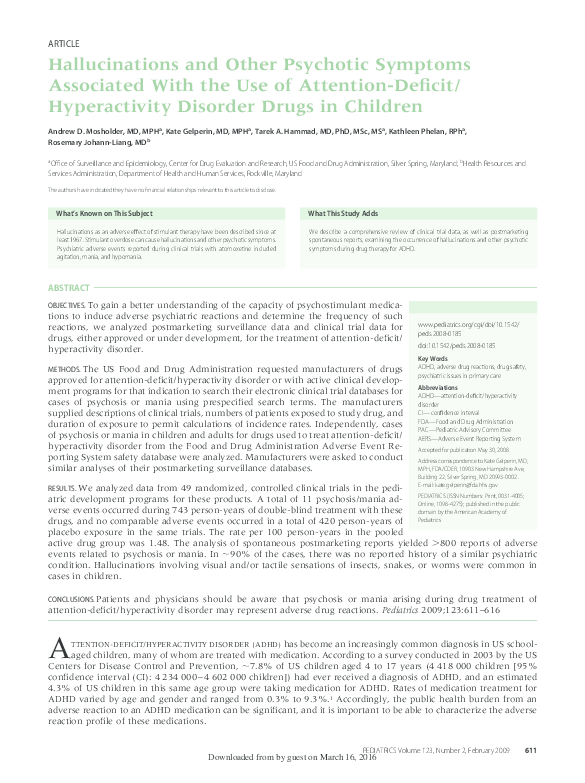 (PDF) Hallucinations and Other Psychotic Symptoms Associated With the ...