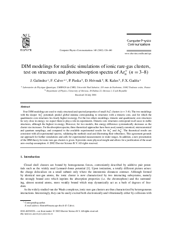 (PDF) DIM modelings for realistic simulations of ionic rare-gas ...