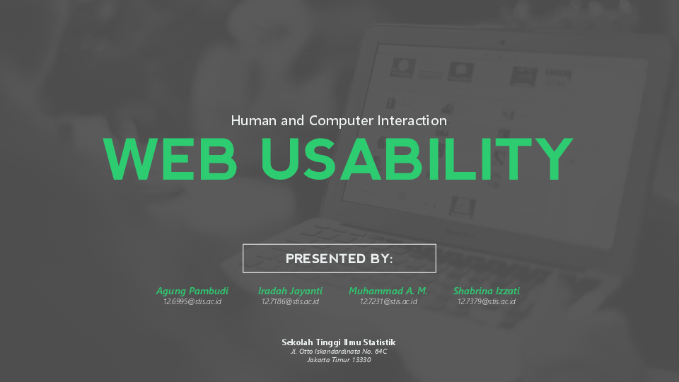 Pdf Interaksi Manusia Dan Komputer Web Usability
