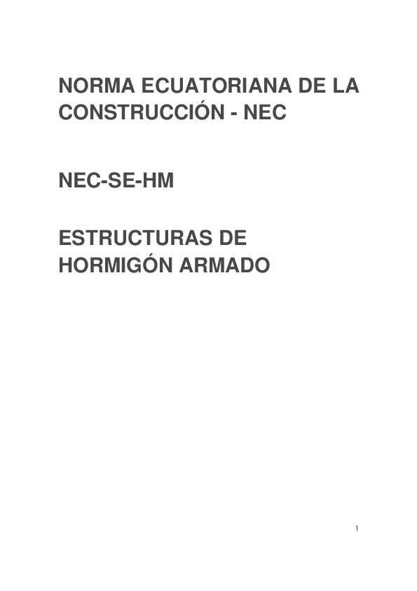 (PDF) NORMA ECUATORIANA DE LA CONSTRUCCIÓN -NEC NEC-SE-HM ESTRUCTURAS ...