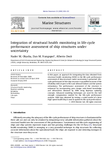(PDF) Integration of structural health monitoring in life-cycle ...