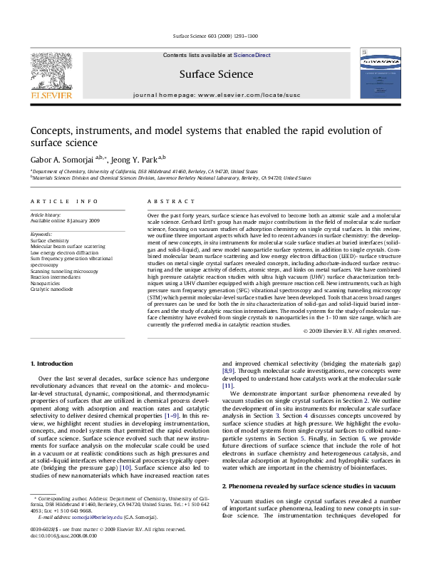 (PDF) Concepts, instruments, and model systems that enabled the rapid ...