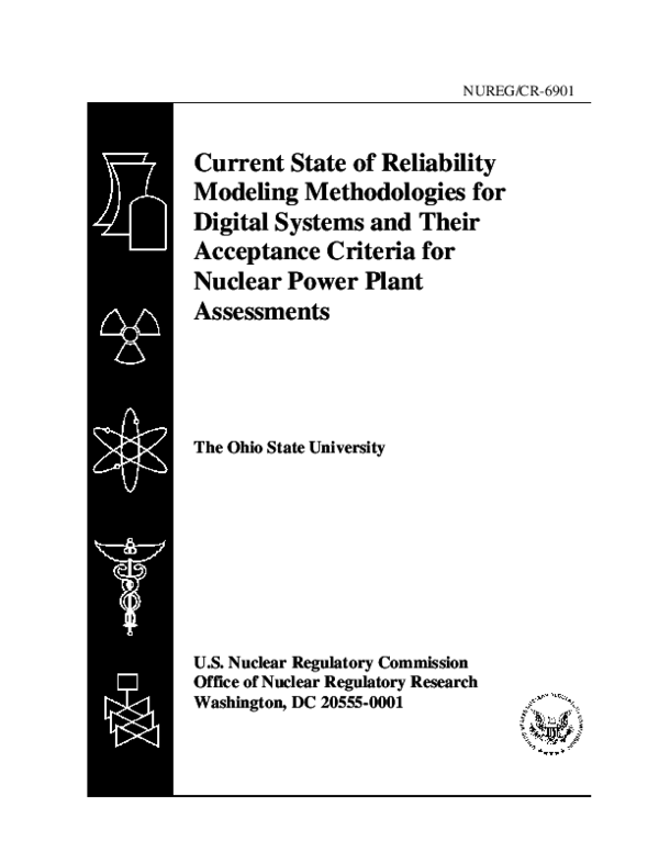 (PDF) Current State of Reliability Modeling Methodologies for Digital ...