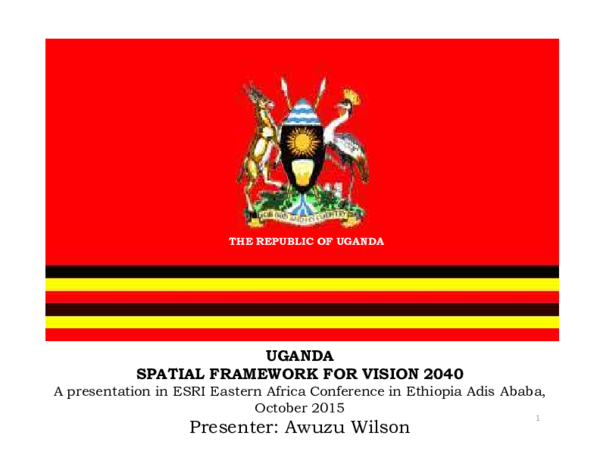 (PDF) THE REPUBLIC OF UGANDA THE REPUBLIC OF UGANDA UGANDA SPATIAL ...