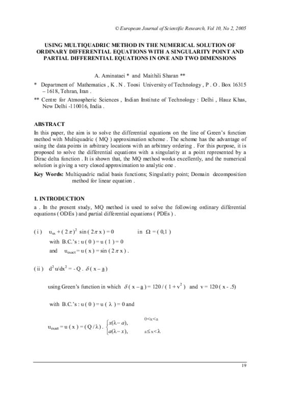 Pdf Moving Boundary Problems Solved By Adaptive Radial Basis Functions