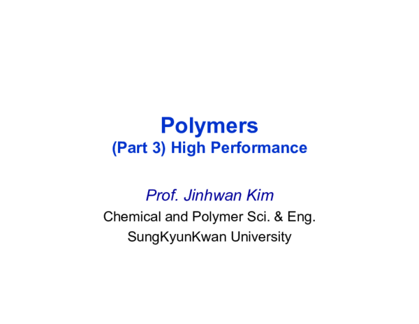 (PDF) Polymers Introduction to Polymers