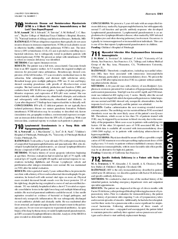 (PDF) Intrathoracic Disease and Nontuberculous Mycobacteria (NTM) in a ...