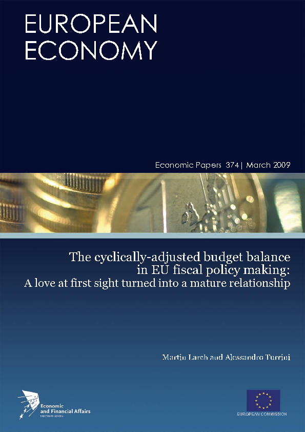 (PDF) The cyclically adjusted budget balance in EU fiscal policymaking