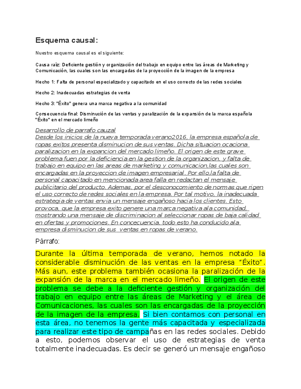 (DOC) Esquema causal