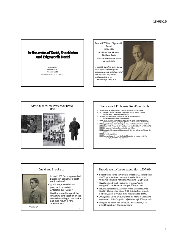(PDF) In the wake of Scott, Shackleton and Edgeworth David (2016)