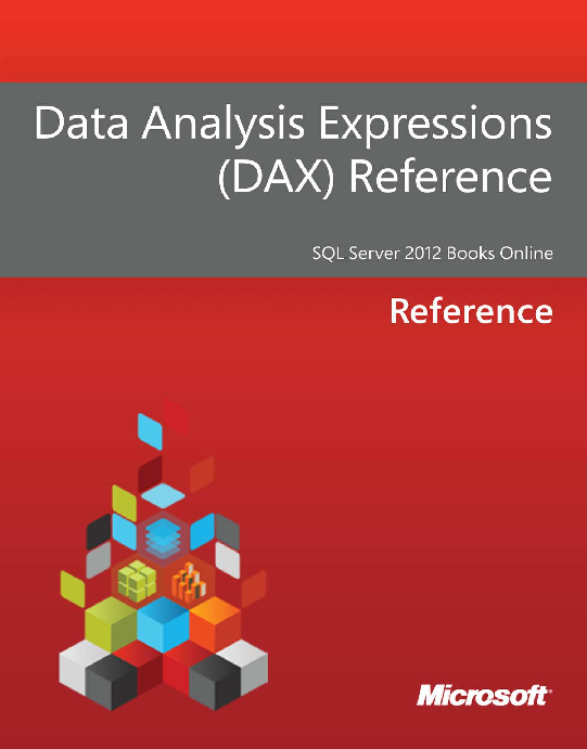 (PDF) Data analysis expressions dax reference