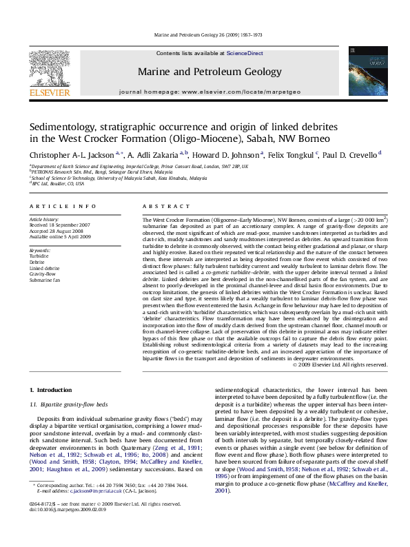 (PDF) Sedimentology, stratigraphic occurrence and origin of linked ...