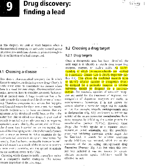 (PDF) Drug discovery: finding a lead